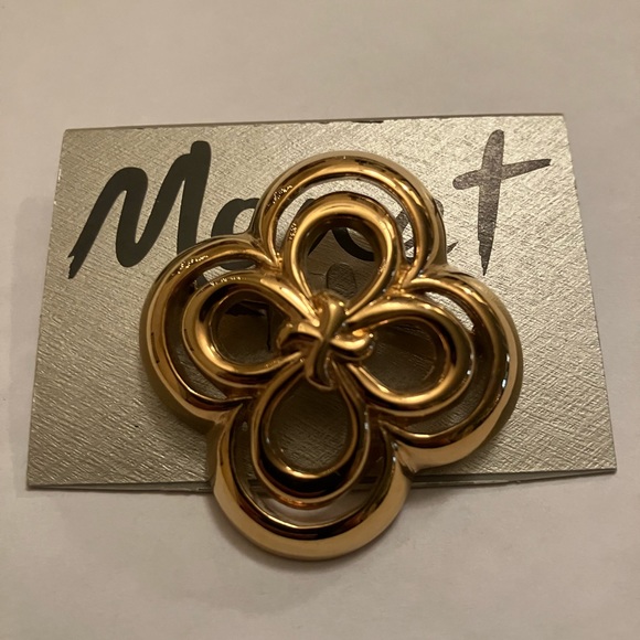 Monet | Jewelry | Monet Gold Toned 4 Leaf Clover Brooch | Poshmark